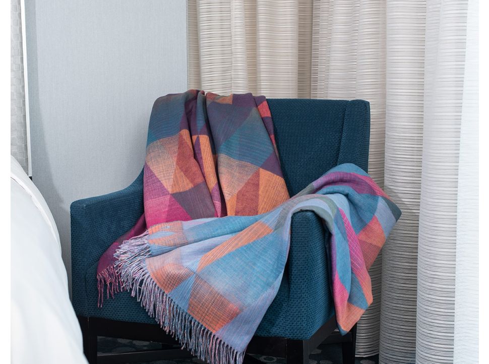 Triangle Throw Blanket | Buy Decorative Throw Blankets, Unique Bar ...